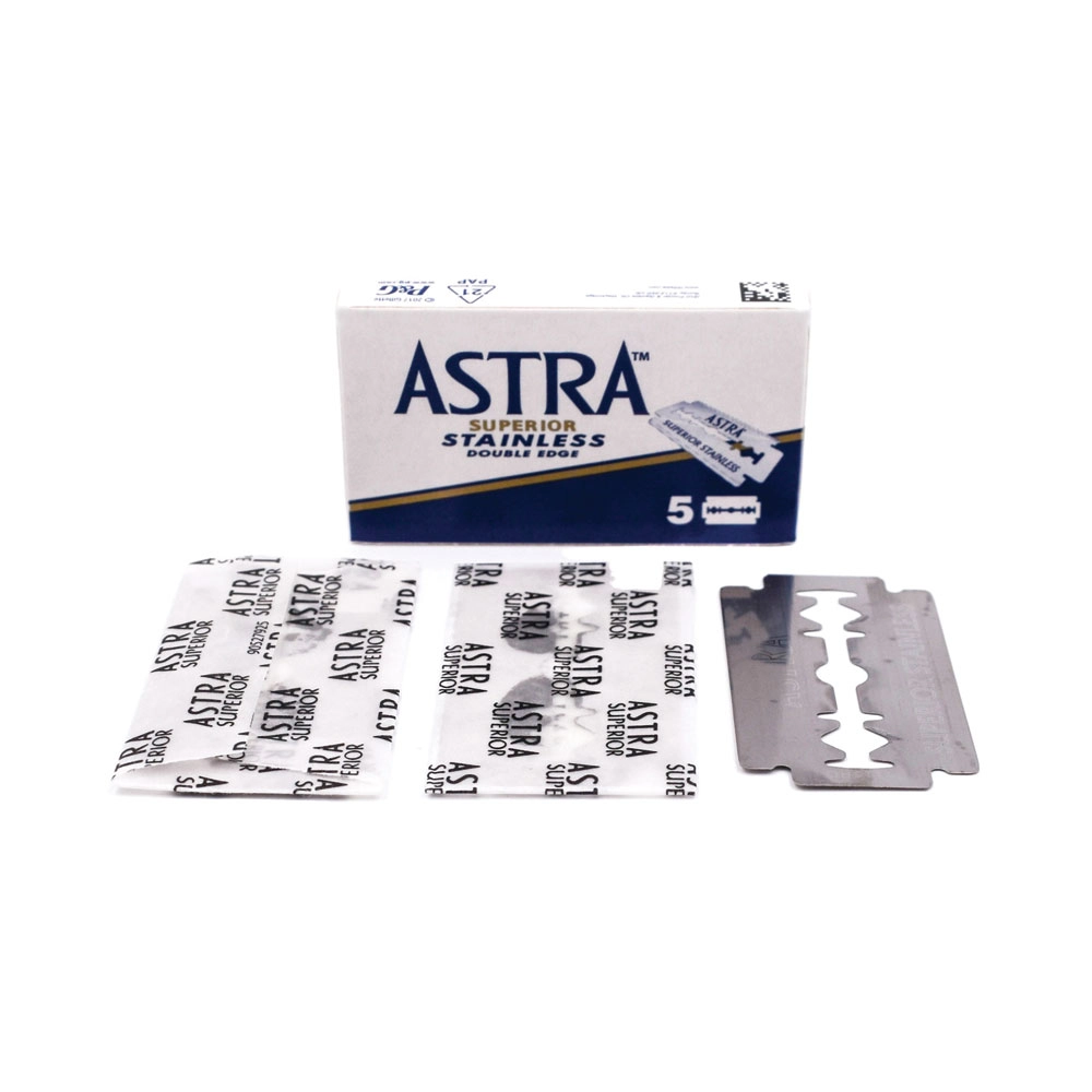 Astra Stainless Razor Blades – Made in Russia, Super Sharp DE Blades