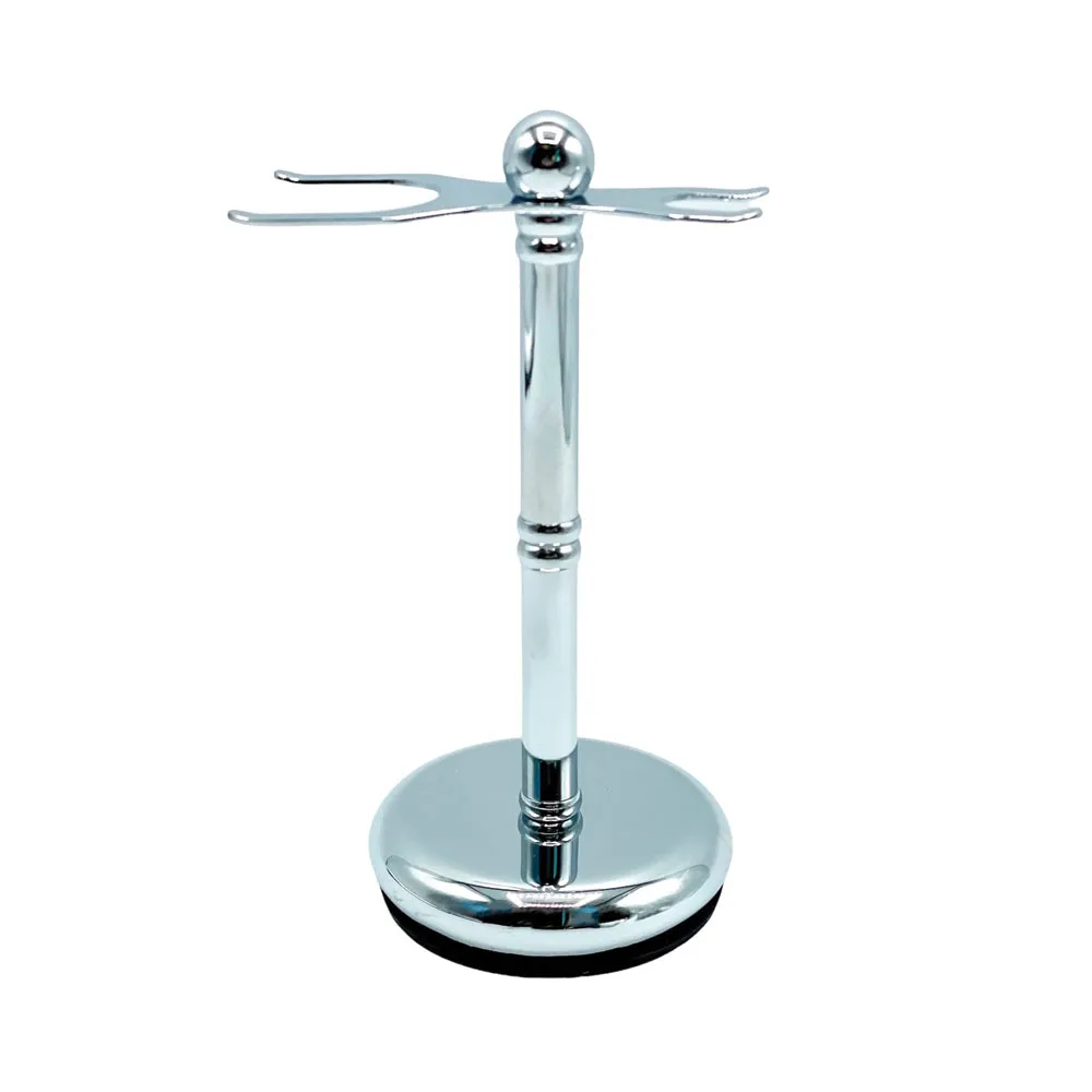 Deluxe Chrome Razor & Brush Stand - Wish4Blades