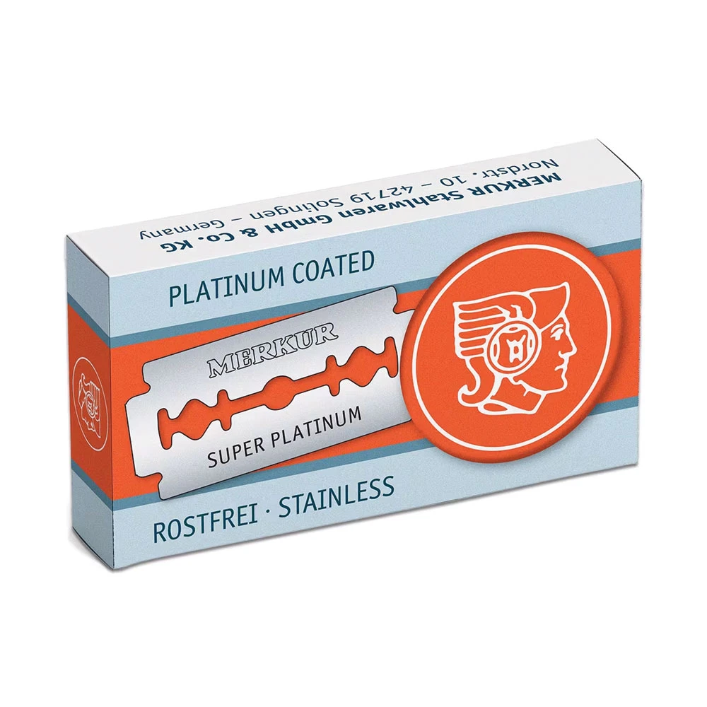Merkur Platinum Double Edge Razor Blades (10 Pack) - Wish4Blades