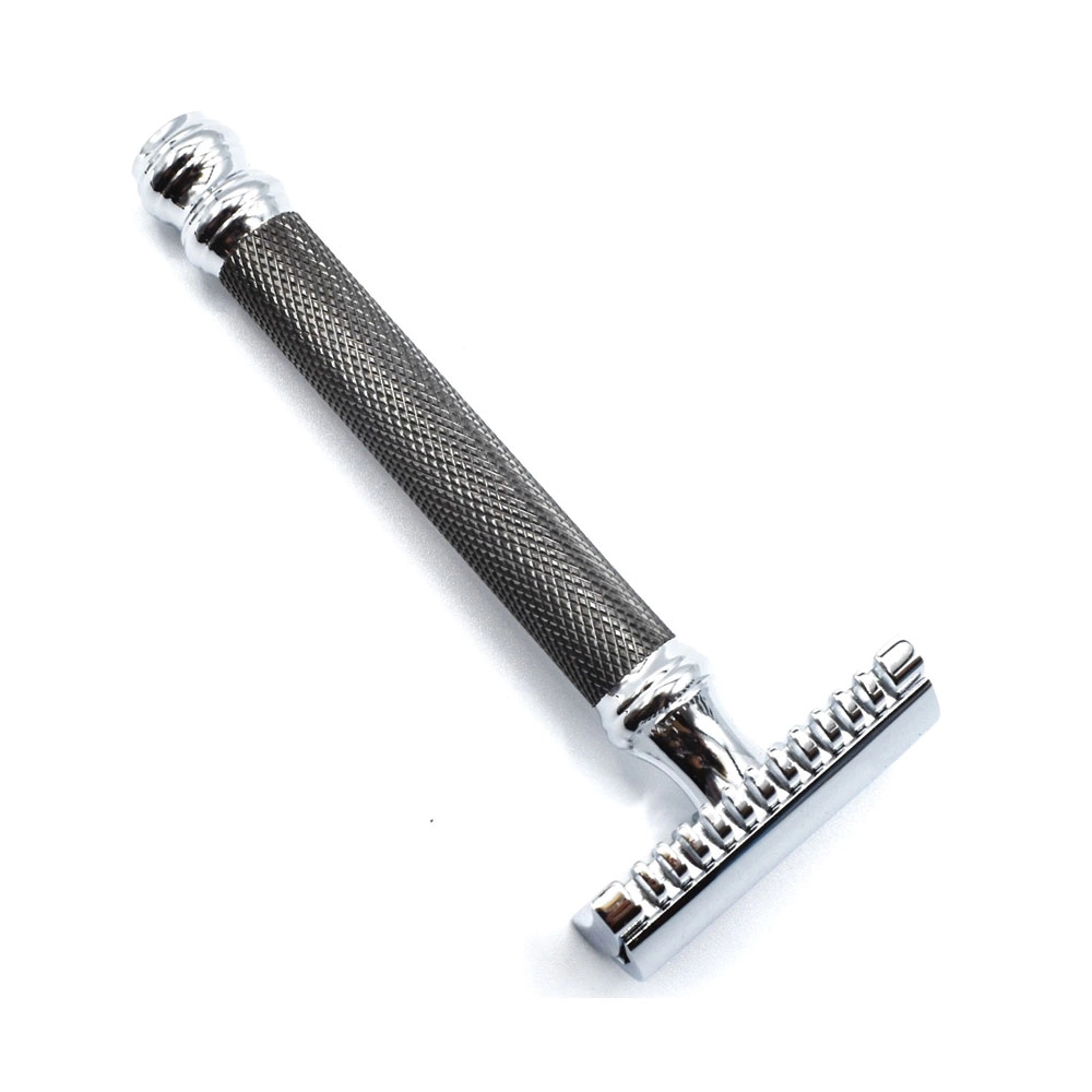 Parker 26C Open Comb Graphite Handle Safety Razor - Wish4Blades