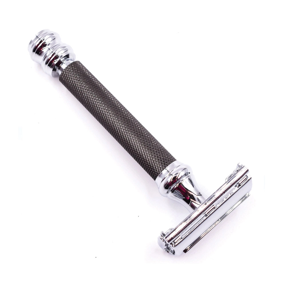Parker 76R Heavyweight Graphite Butterfly Safety Razor - Wish4Blades