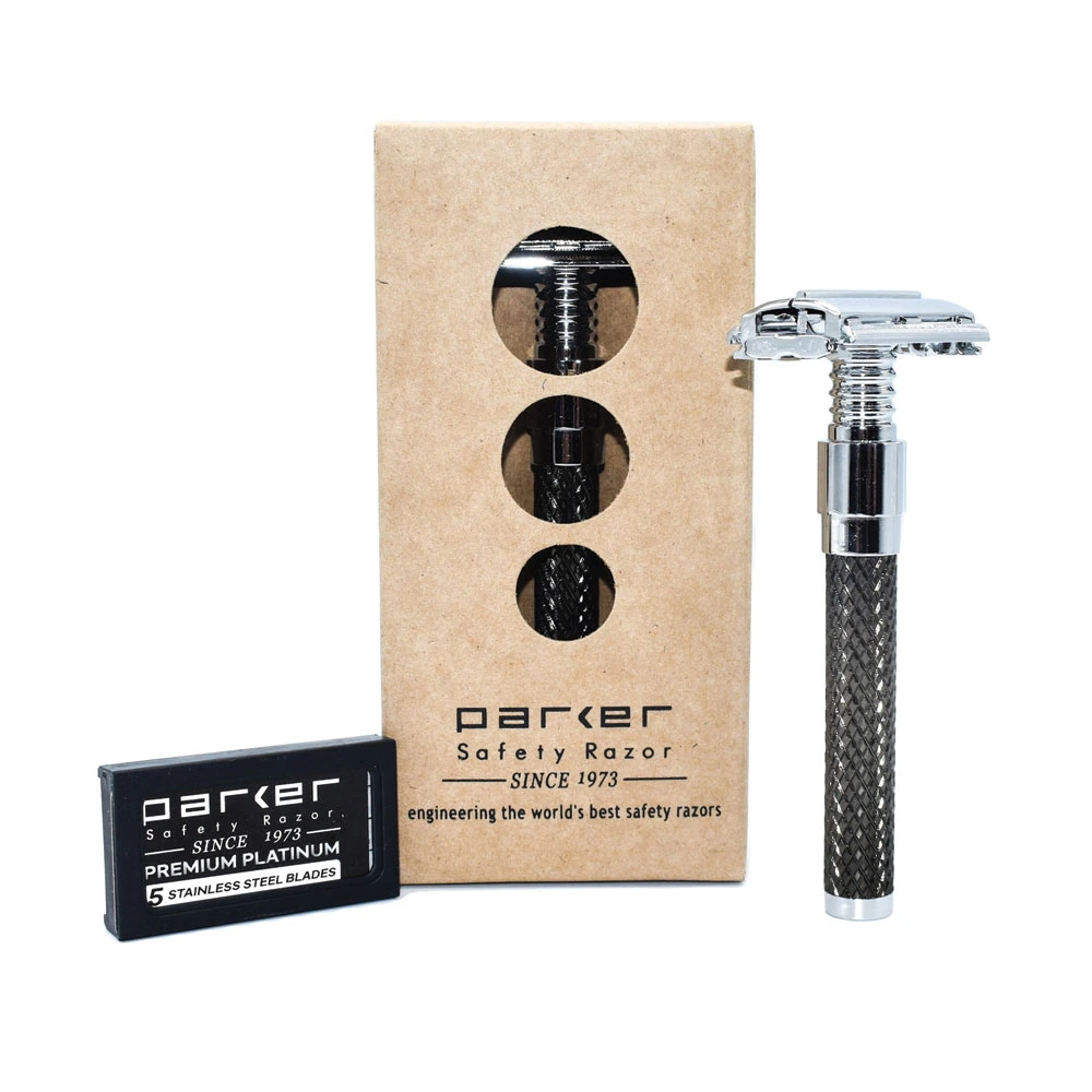 Parker 92R Ultra Heavyweight Butterfly Open Safety Razor - Wish4Blades