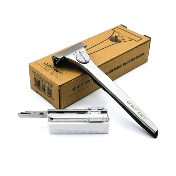 Parker Adjustable Injector Razor: Precision Shaving - Wish4Blades