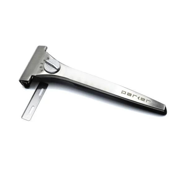 Parker Adjustable Injector Razor with 20 Single Edge Blades