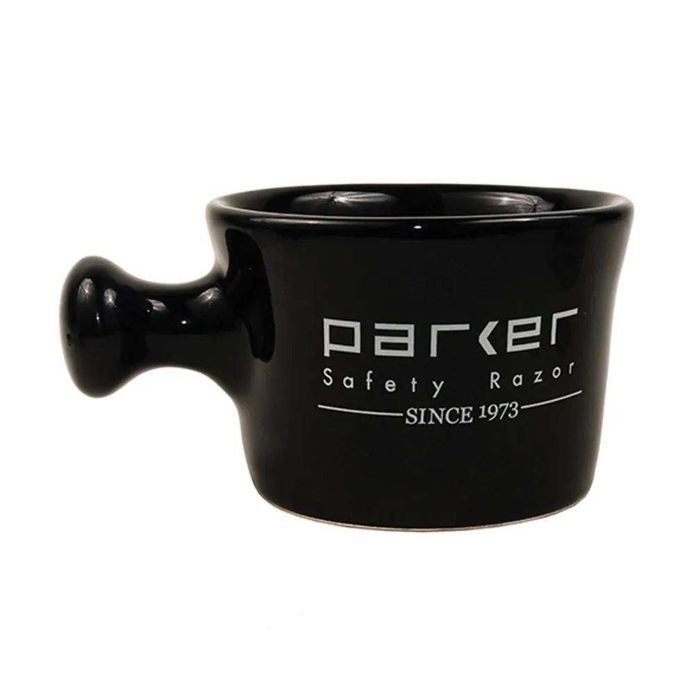 Parker Black Apothecary Shaving Mug - Wish4Blades