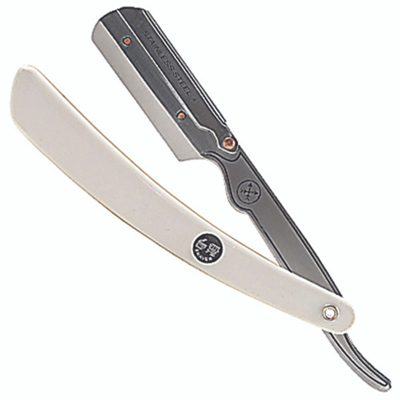 Parker SRW White Stainless Steel Barber Razor - Wish4Blades