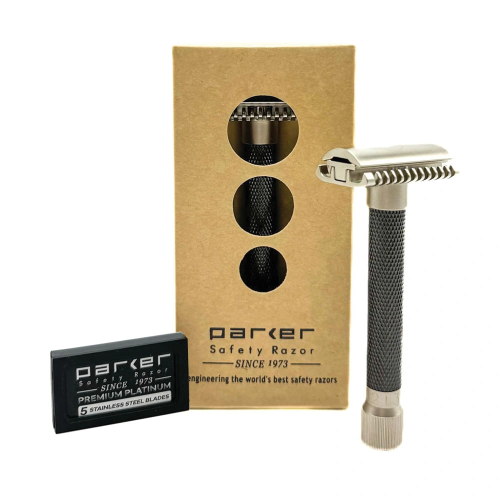 Parker Variant Adjustable Open Comb Razor | Customizable Shaving