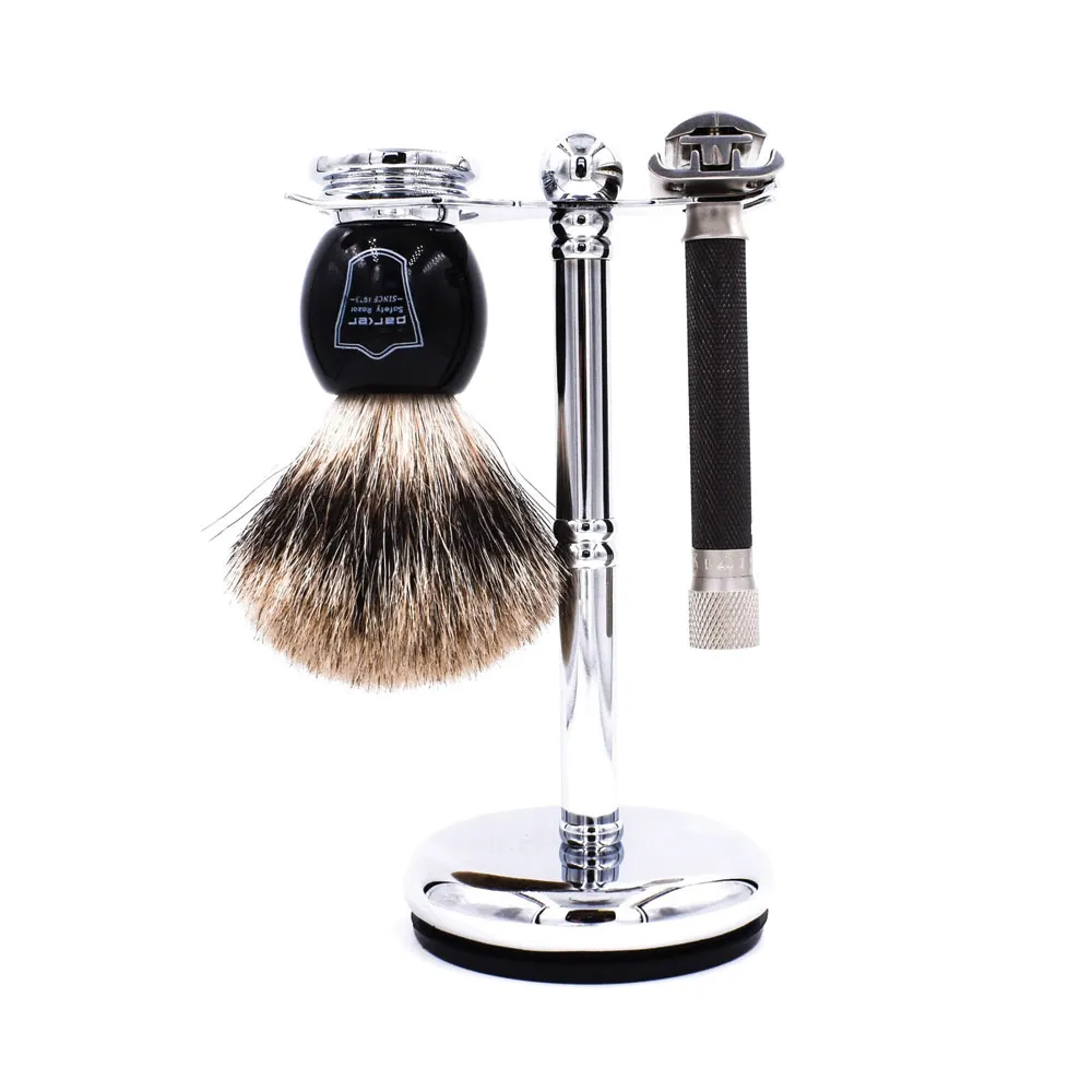 Parker Variant Adjustable Razor Shaving Set – 3-Piece Deluxe Kit