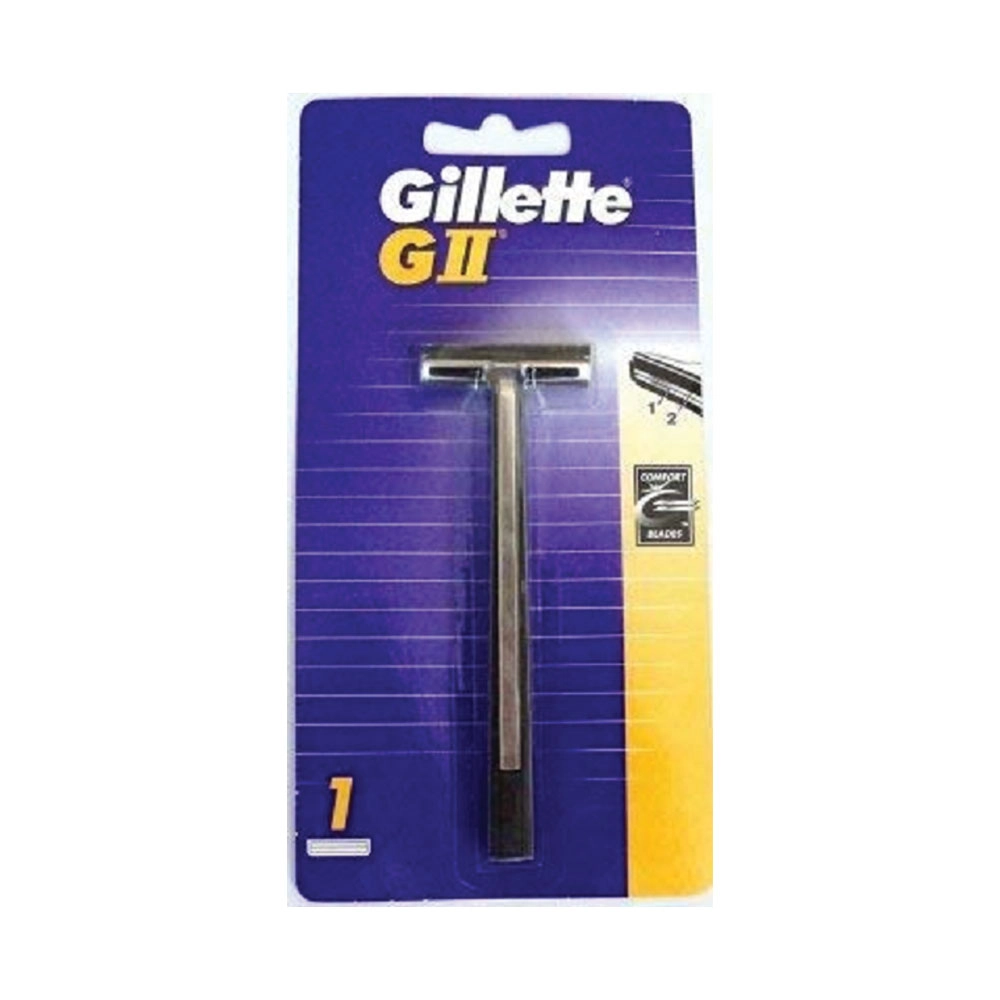 Vintage Gillette Metal Head Razor with Blades - Wish4Blades