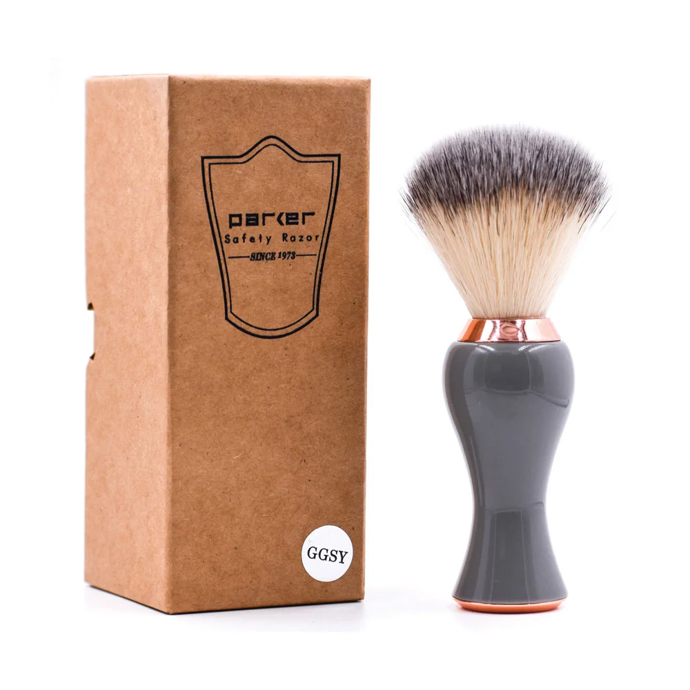 Parker Rose Gold Handle Synthetic Shave Brush - Wish4Blades