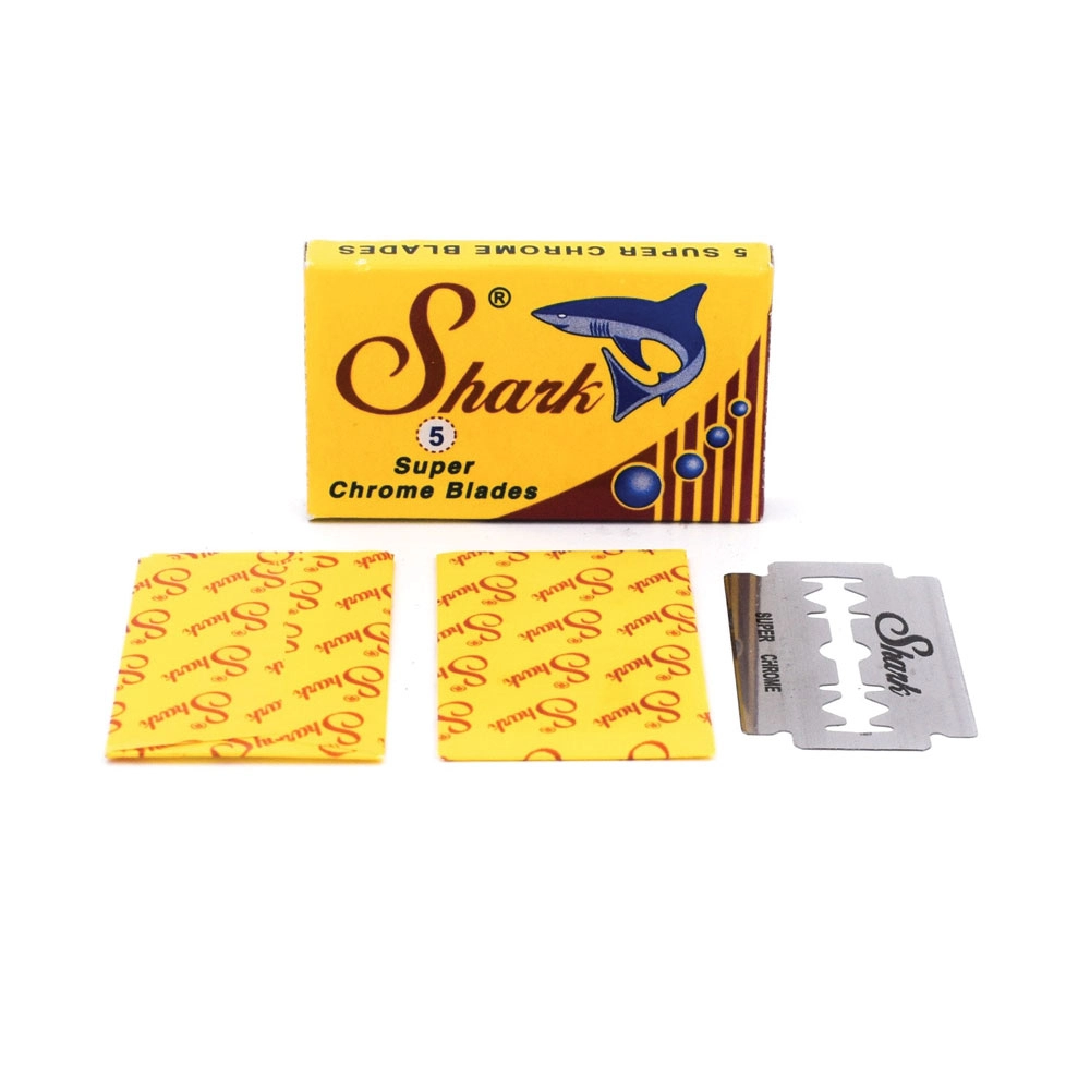 Shark Super Chrome Blades - Ultra-Sharp DE Razor Blades
