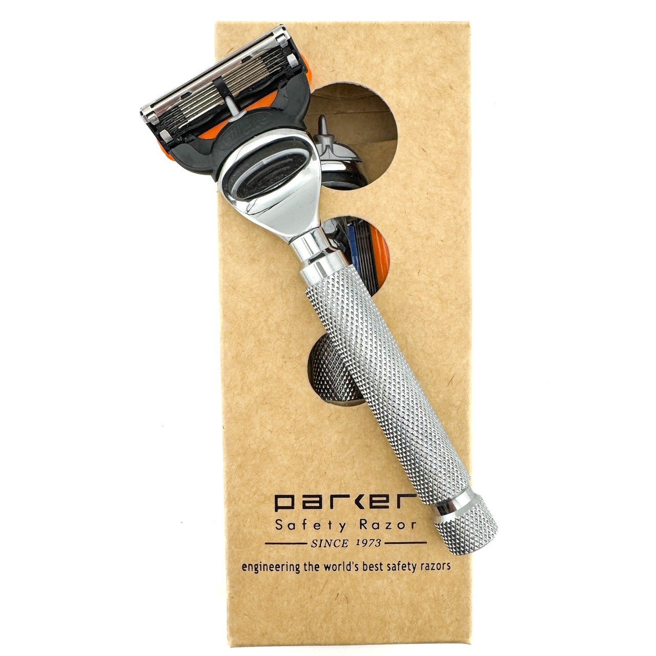 Parker 92R Fusion Compatible Razor: Smooth Shave - Wish4Blades