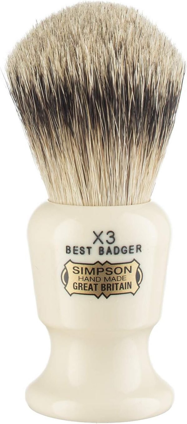 Simpsons Commodore X3 Best Badger Shaving Brush - Wish4Blades