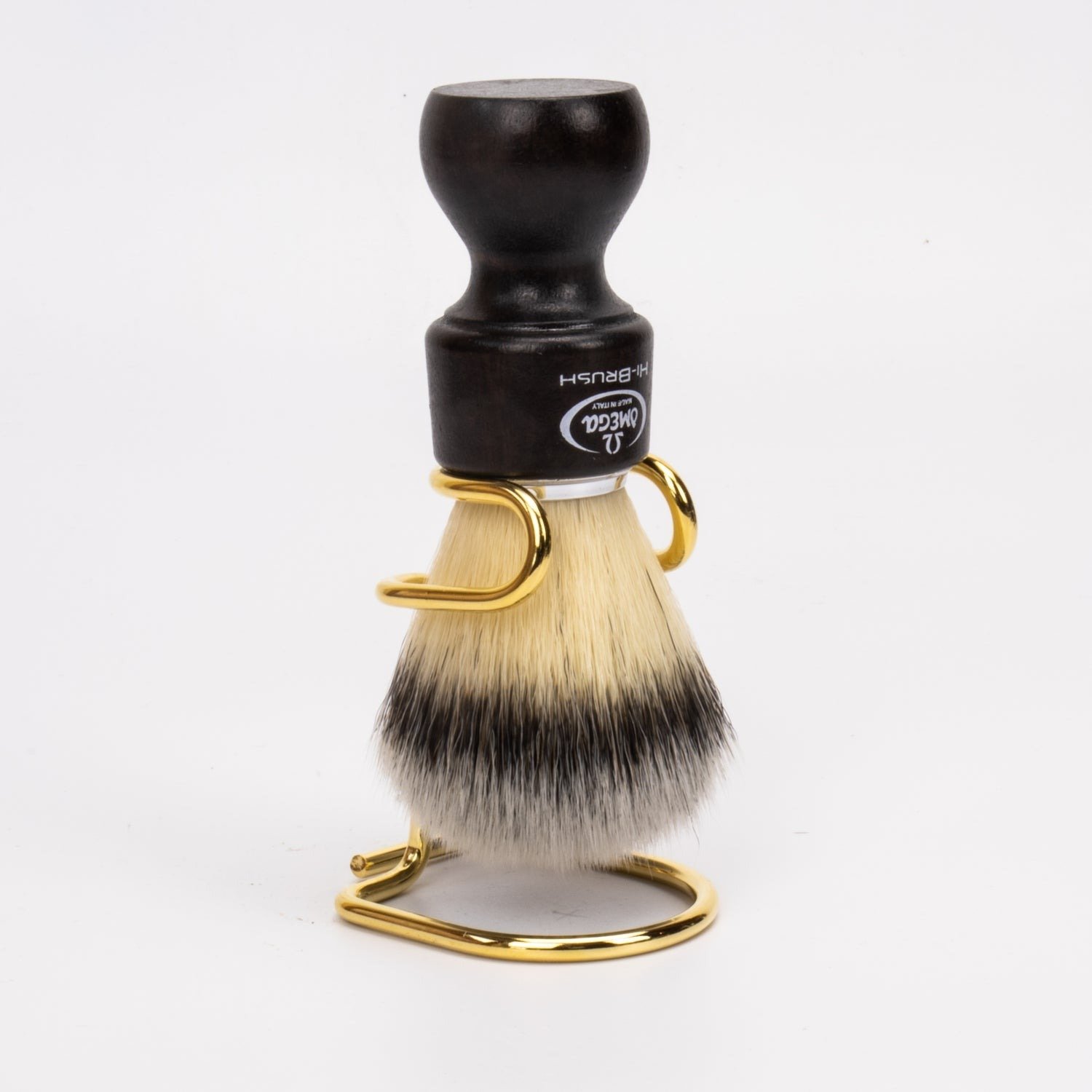 Buy Omega Metal Gold Shaving Brush Stand 274DO | Luxury Grooming