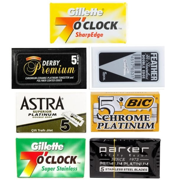 Blade Sampler – Curated Variety | 50 Double Edge Razor Blades