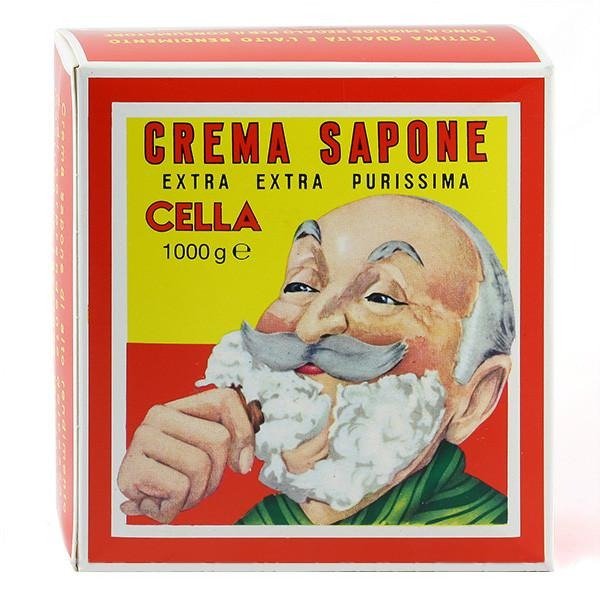 Cella Shaving Cream Soap with Almond Oil 150g - Wish4Blades