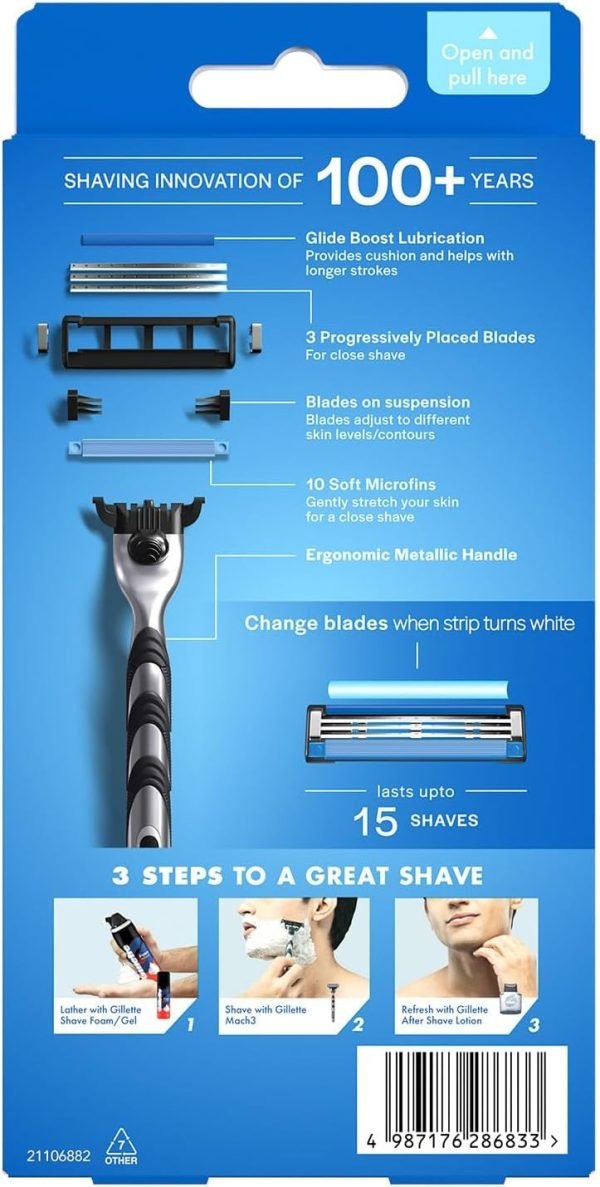 Gillette Mach3 Razor | Comfortable, Precise Shave