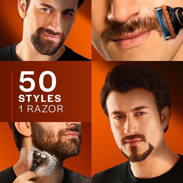 Gillette Fusion Manual Razor for Men | Precision Shaving & Styling