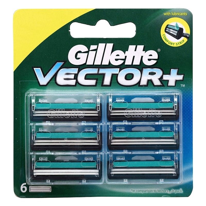 Gillette Vector Plus Razor Cartridge | Twin Blade Precision
