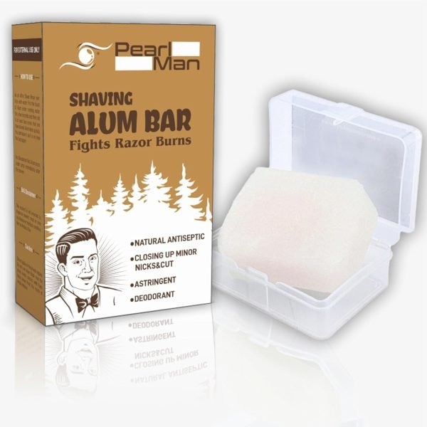 Natural Alum Aftershave – Pearl Fitkari Bar 100g | Razor Burn Relief
