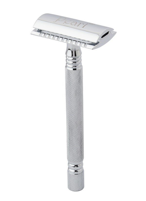 Pearl SS-01 Chrome Safety Razor – Close Comb Precision Shaving