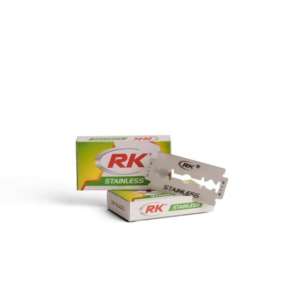 RK Stainless Steel Razor Blades | Smooth, Sharp Shaving for DE Razors