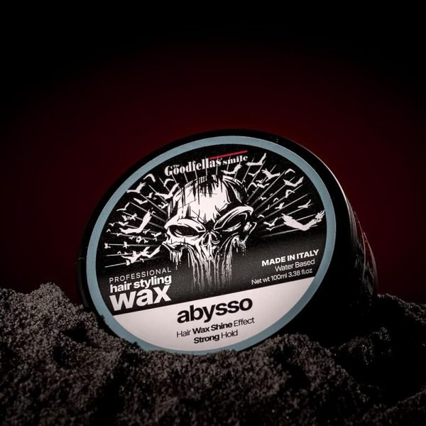 The Goodfellas' Smile Shine Hair Wax Abysso – Strong Hold, 100ml